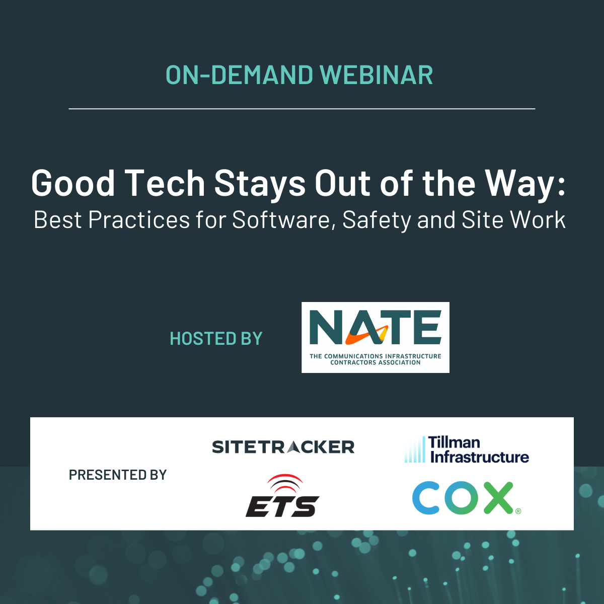Good Tech Stays Out of the Way: Best Practices for Software, Safety and ...
