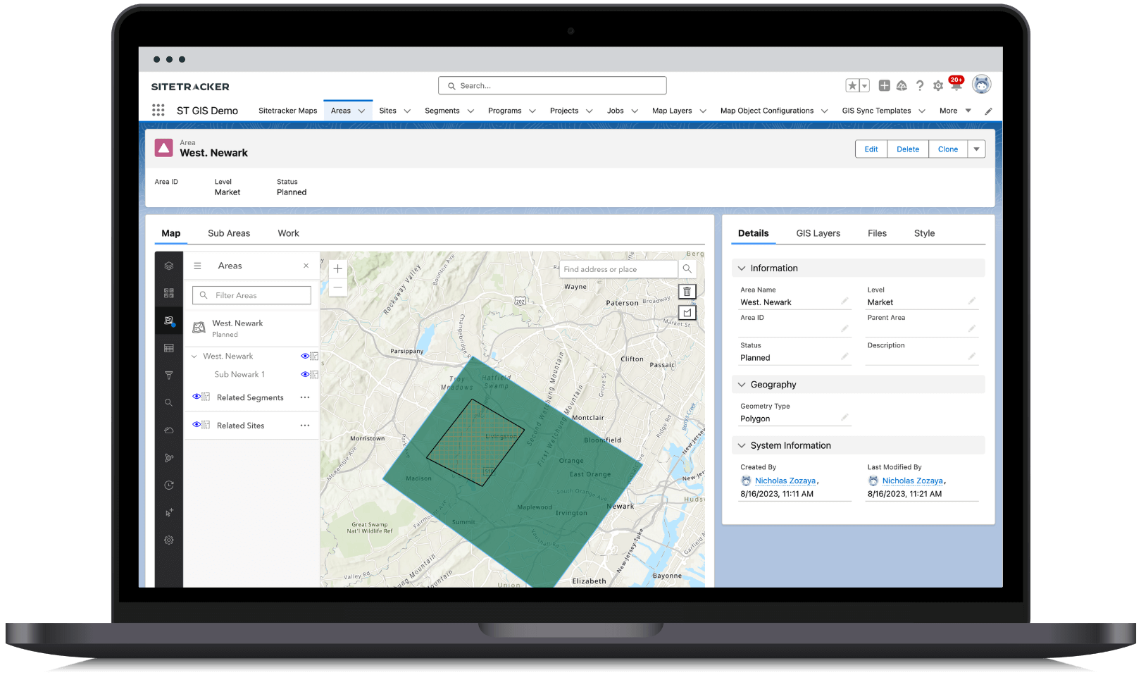 Sitetracker GIS Link - Sitetracker