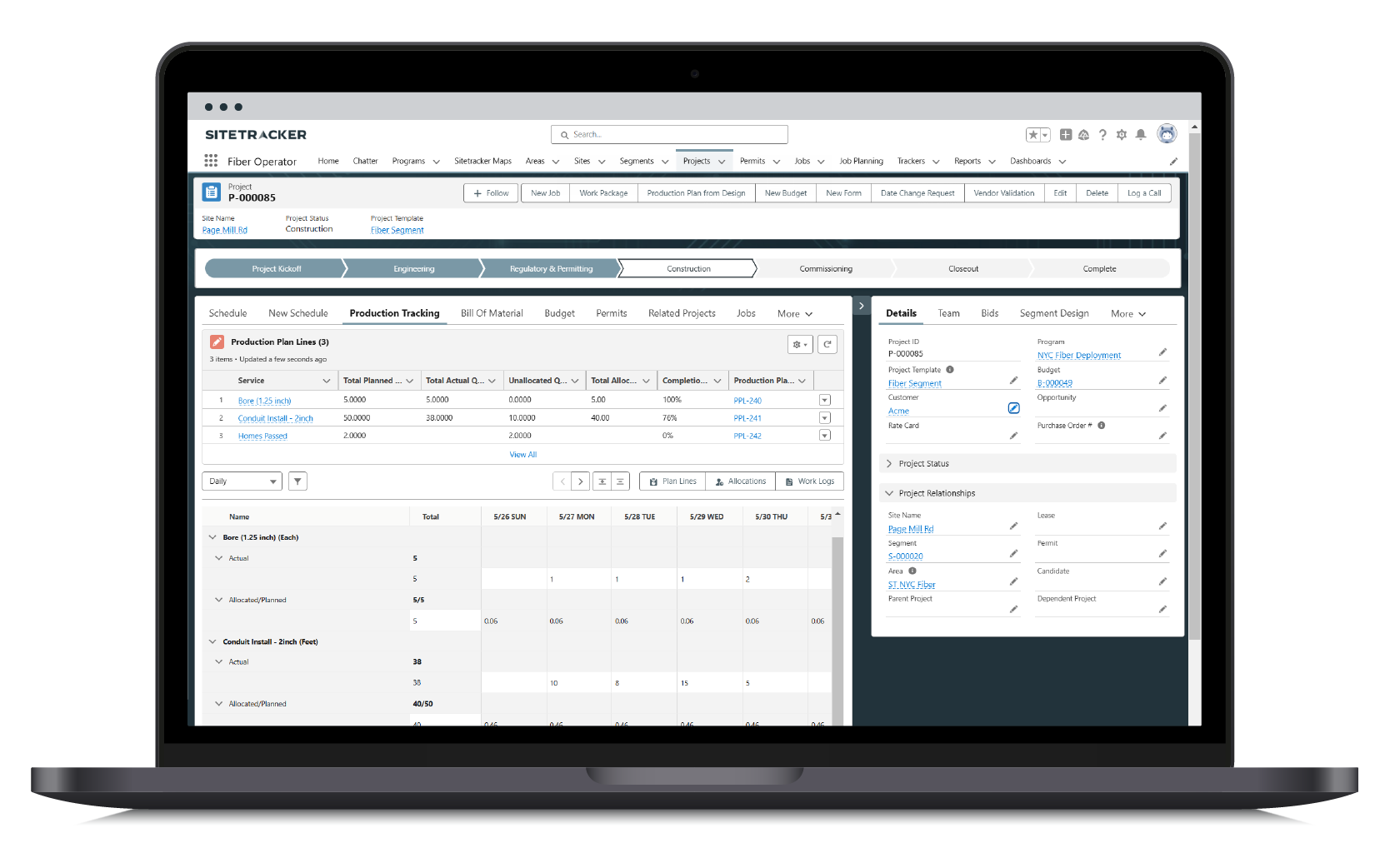 Construction Management Software | Sitetracker