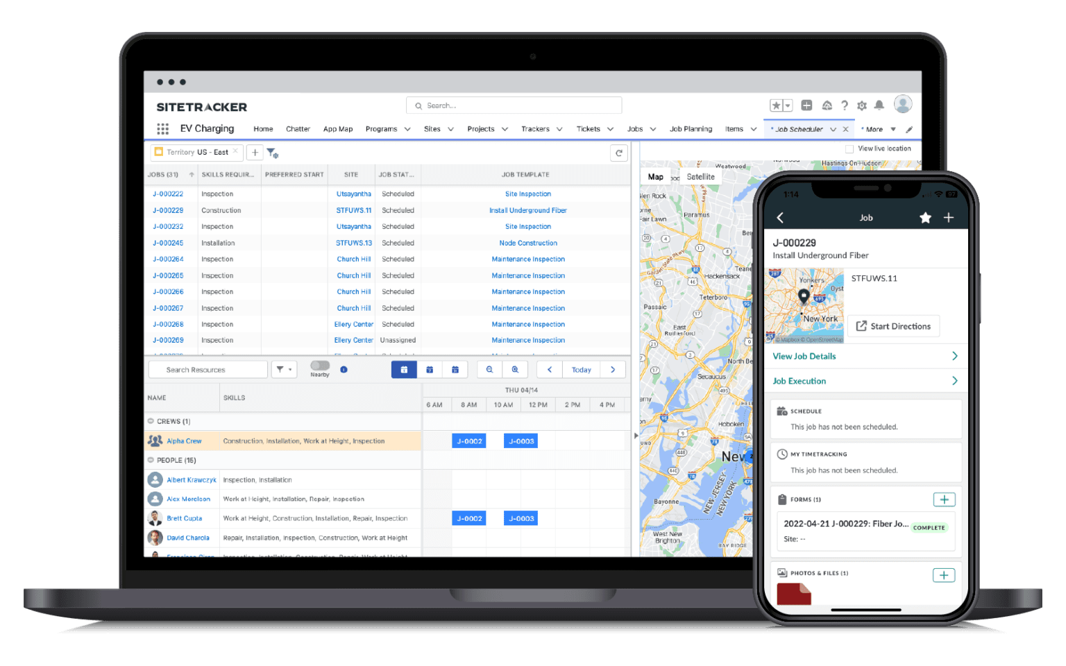 Sitetracker Mobile App | Sitetracker
