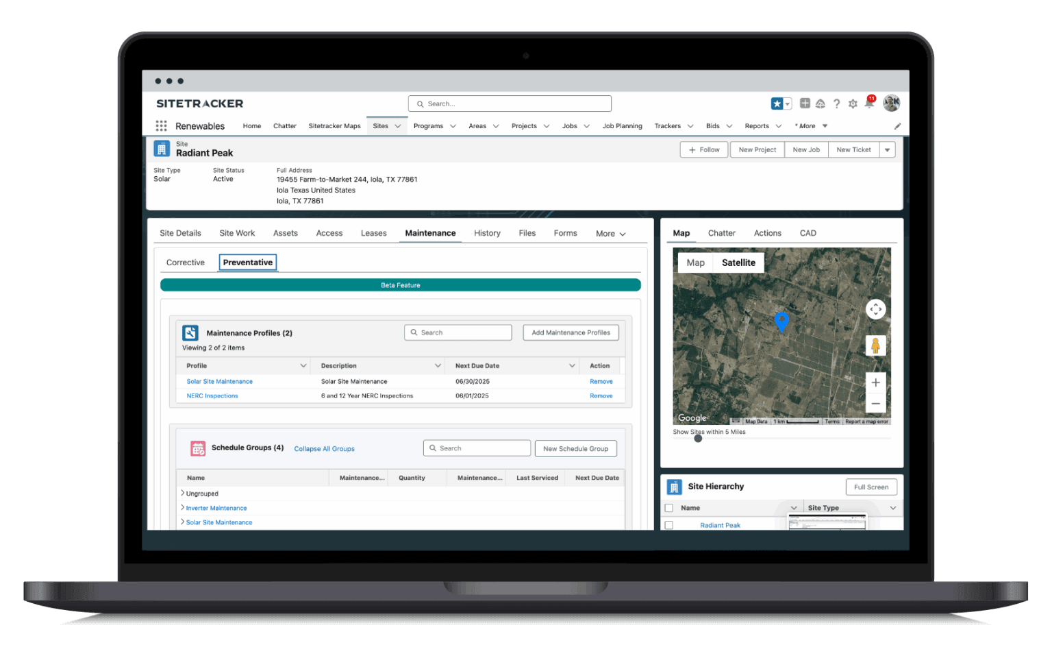 Asset Management Software Solution - Sitetracker