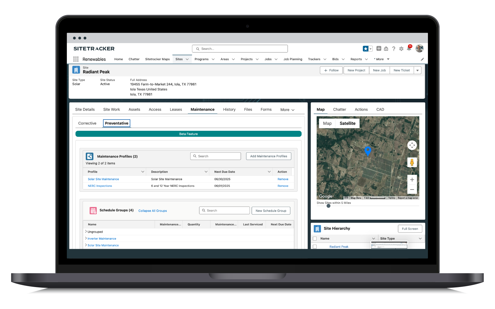 Asset Management Software Solution - Sitetracker