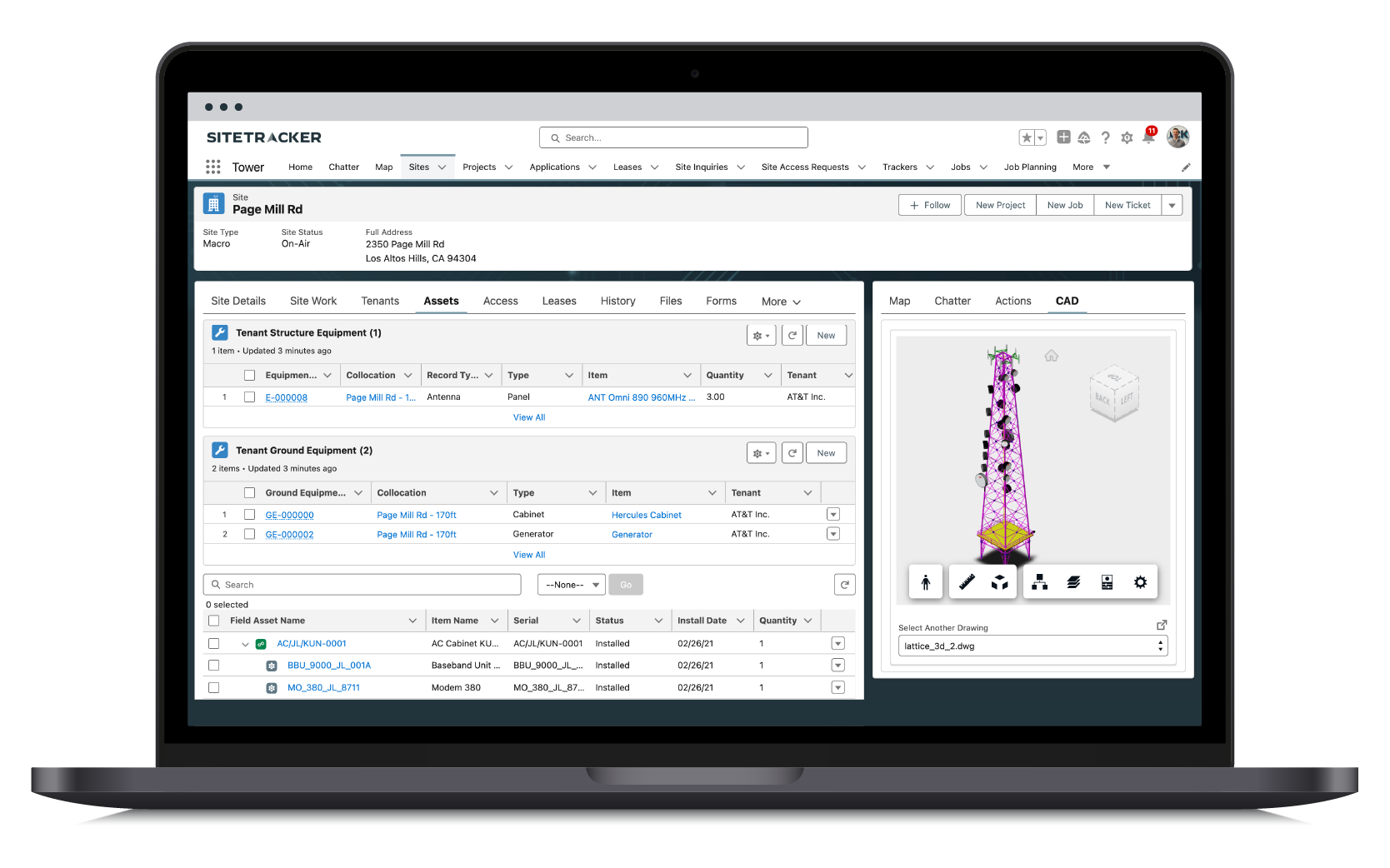Asset Management Software Solution - Sitetracker